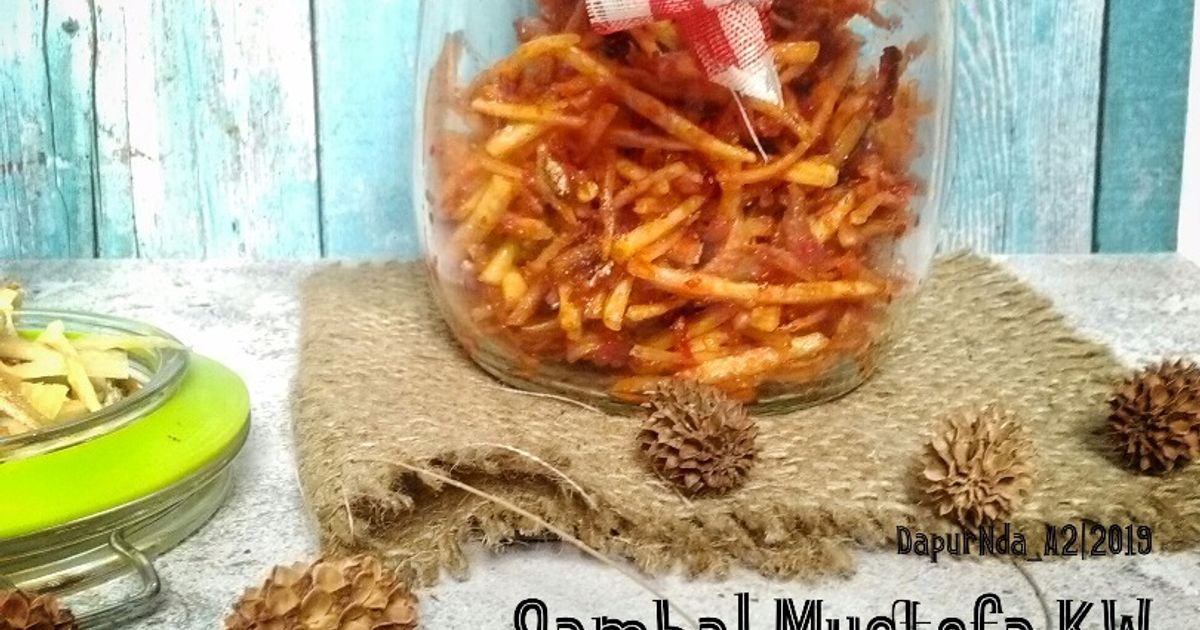 Resep Sambal Mustofa Kw (A.Ka Sambal Ubi) oleh D.A - Cookpad