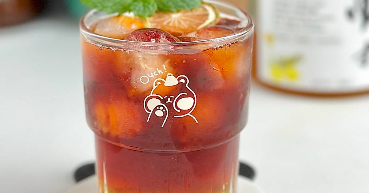 Resep Yuzu Thai Tea oleh Febriyana | IG: @febbriyana - Cookpad