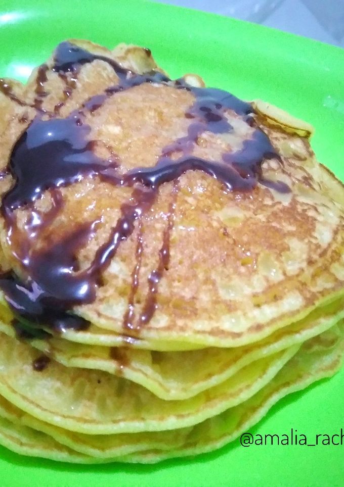 Resep Pancake Tanpa Susu oleh Amalia Rachmadi - Cookpad