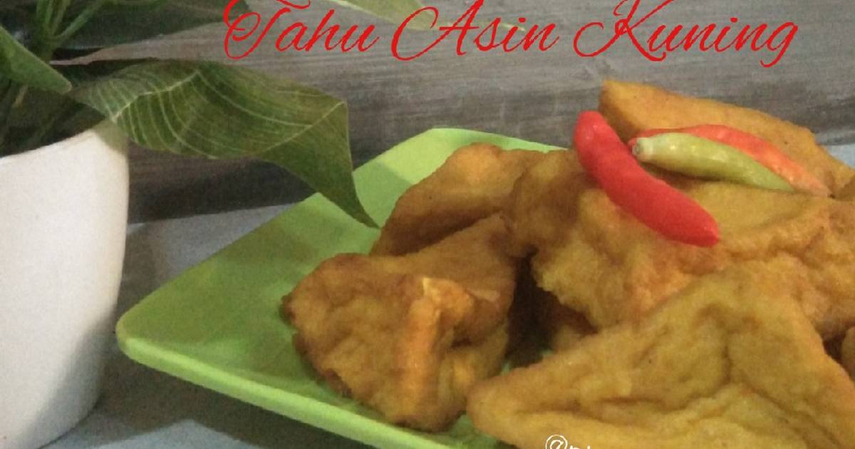 Resep Tahu Asin Kuning oleh Bunda Nisa - Cookpad
