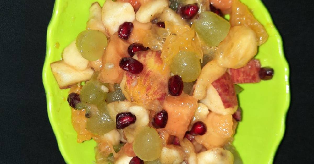 Fruit chat Recipe by Uzma Syed - Cookpad