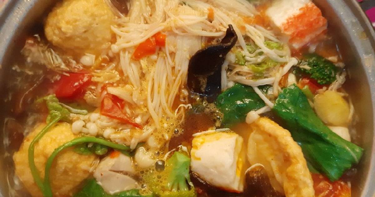 37 resep steamboat kuah tomyam suki suki bumbu instan enak dan mudah ...