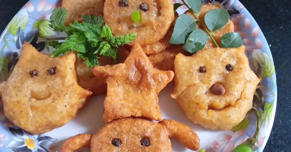 Potato Smileys (Kids Favourite Evening Snacks) Recipe by Jyoti Prakash ...