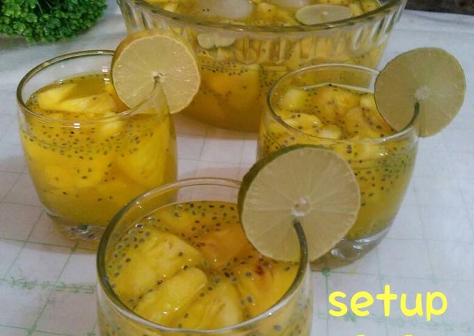 Resep Setup Nanas Selasih oleh @dapoermbokdhemek - Cookpad