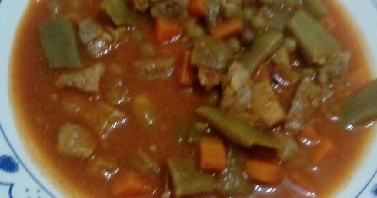 Guiso de chauchas Receta de Laura V. Rizzo- Cookpad