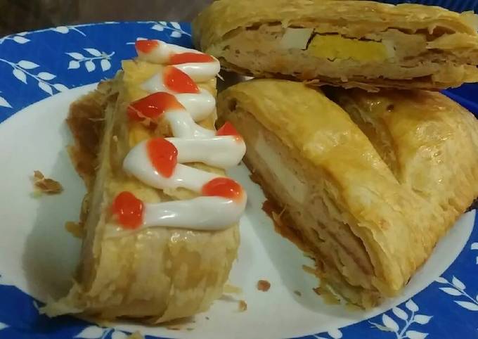 Resep Piknik Roll Chicken Cheese oleh renimega-hafs - Cookpad