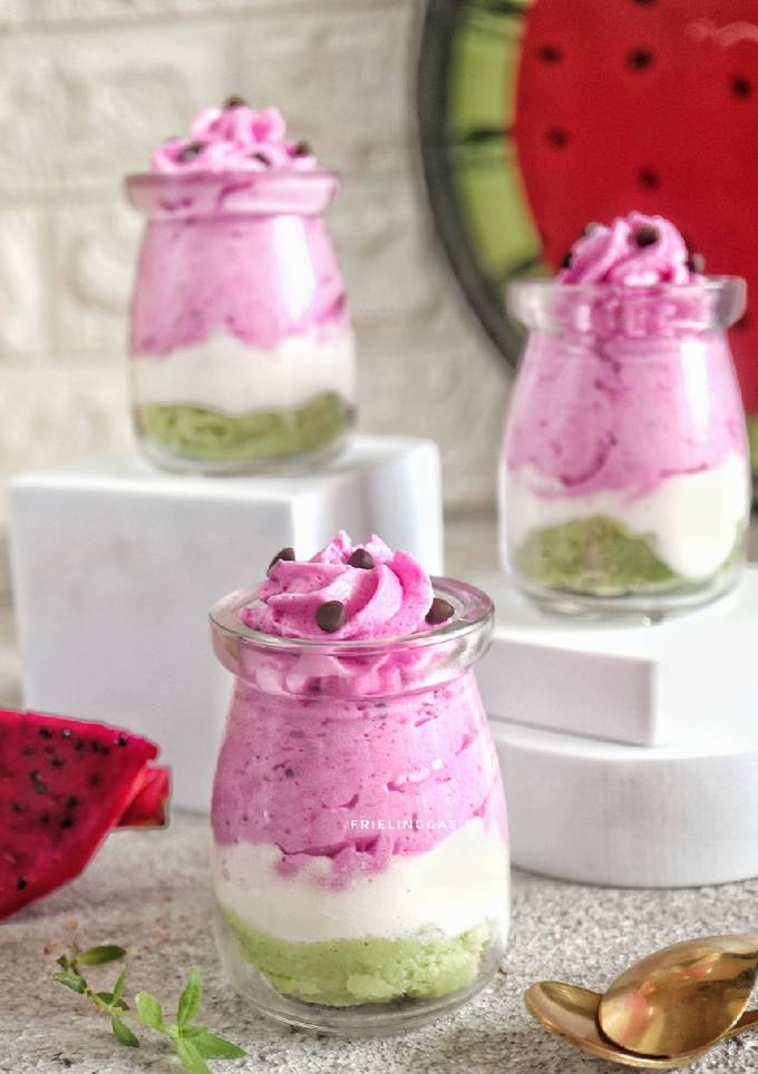 Resep Fruit with Cream in Jar oleh Frielingga Sit - Cookpad