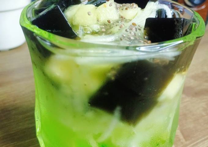 Resep Es Timun Melon + Cincau oleh Dapur MauMi - Cookpad