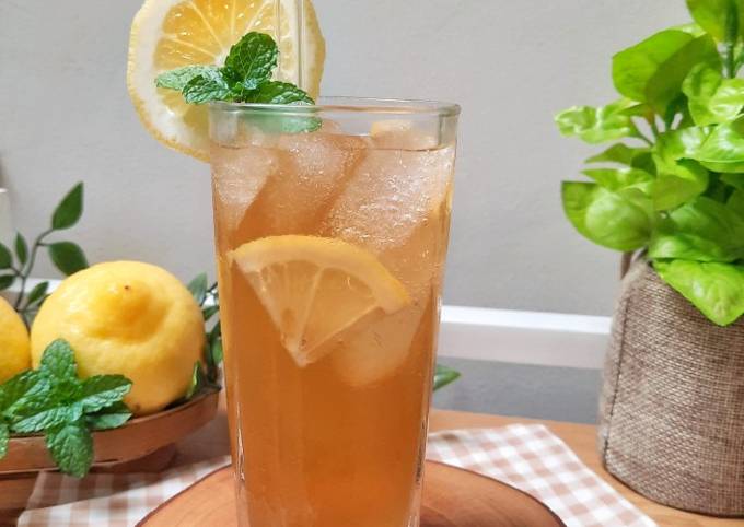 Resep Es Lemon Tea / Ice Lemon Tea oleh Amrina Ananda ( Nanda ) - Cookpad