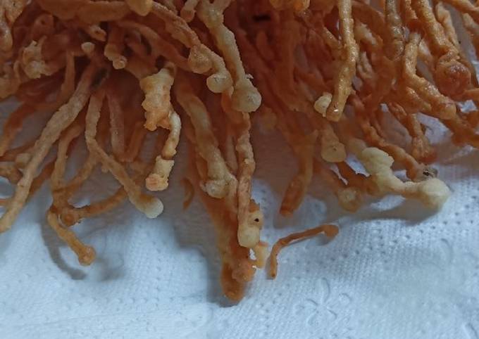 Resep Jamur enoki krispi oleh Nala Rahmawati - Cookpad