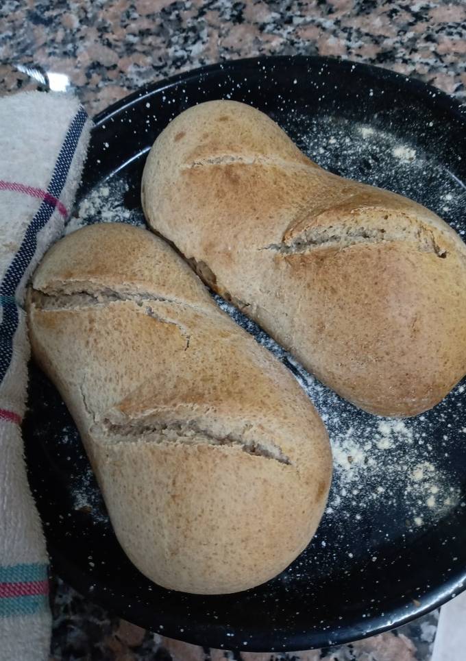 Pan integral suave Receta de Luciana Guenomil Muñíz- Cookpad