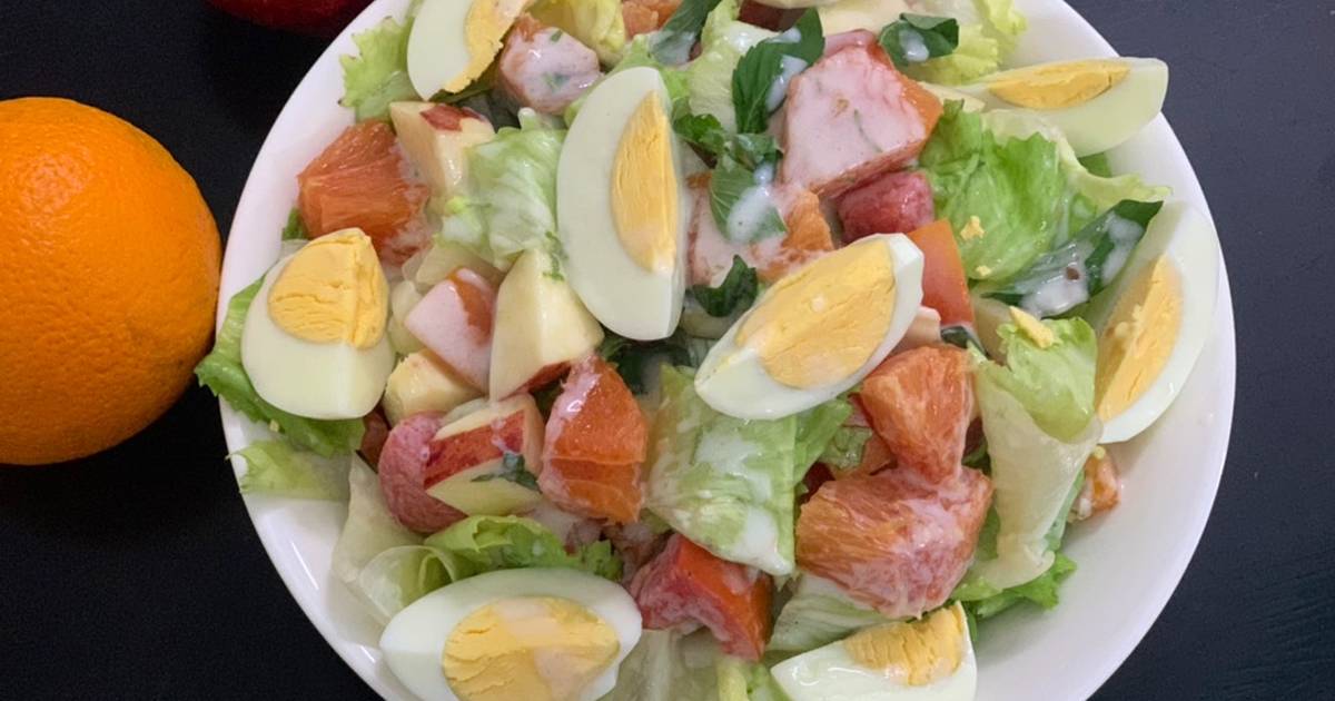 Cách Làm Món 🥗 Salad rau quả 🍅🍊🍎 🥗 của Anne Tran - Cookpad
