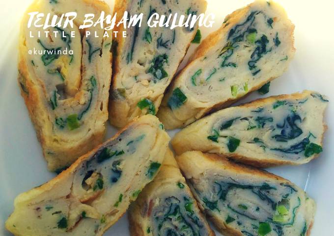 Resep Telur Bayam Gulung oleh Little Plate (Kurwinda Kristi) - Cookpad