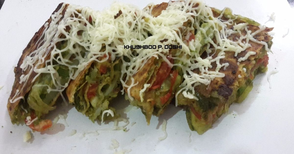 Bombay Style Leftover Chapati Sandwich Recipe by Doshi Khushboo