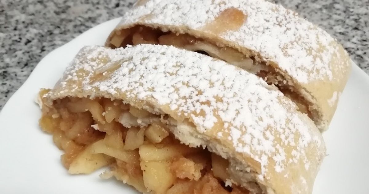 Strudel De Manzana Receta de Nataly Zuñiga Torres- Cookpad