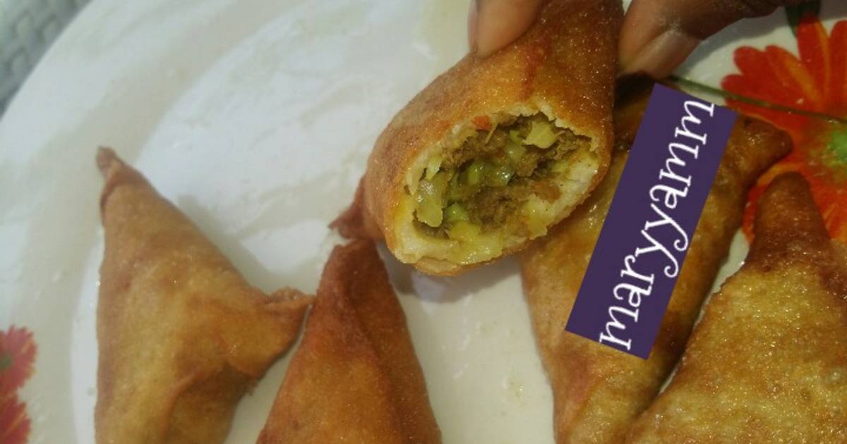 Bread samosa Recipe by Aromatastic - Cookpad