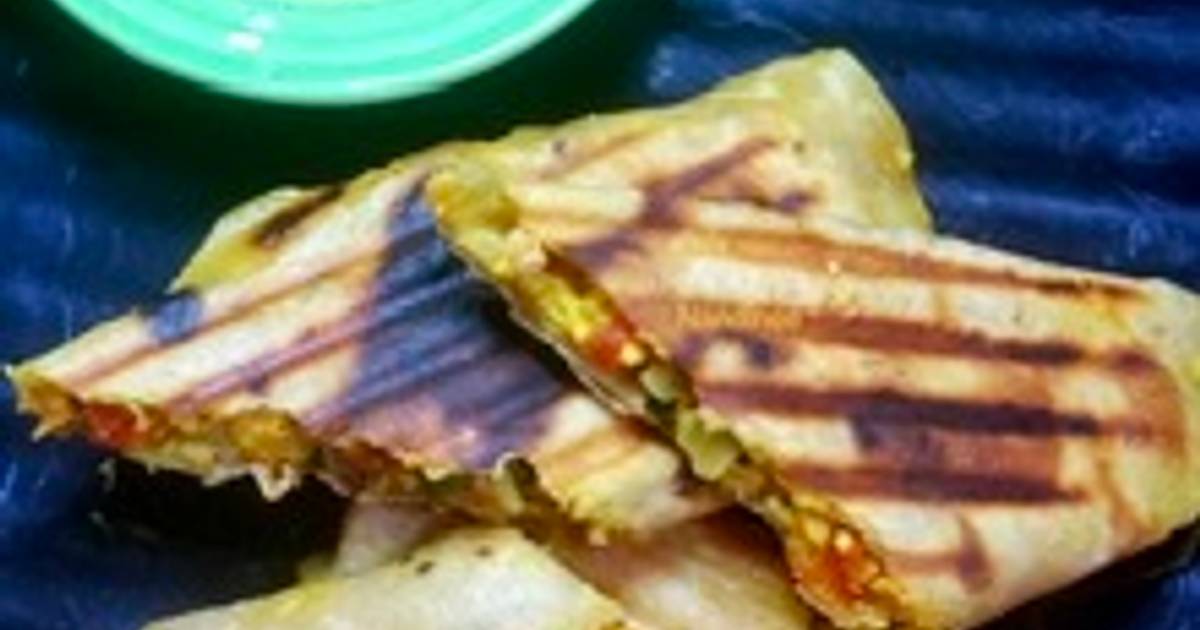 Multigrain sprout paneer grilled wrap Recipe by Nandinee Parag ...