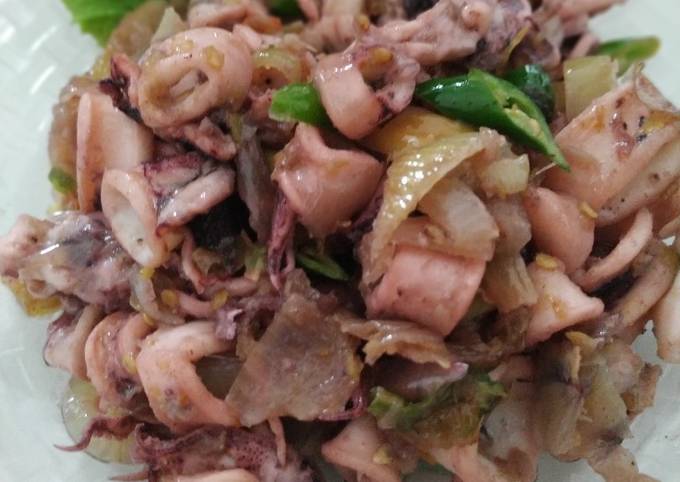 Resep Cumi cabe ijo simple oleh Rosida Sanusi - Cookpad
