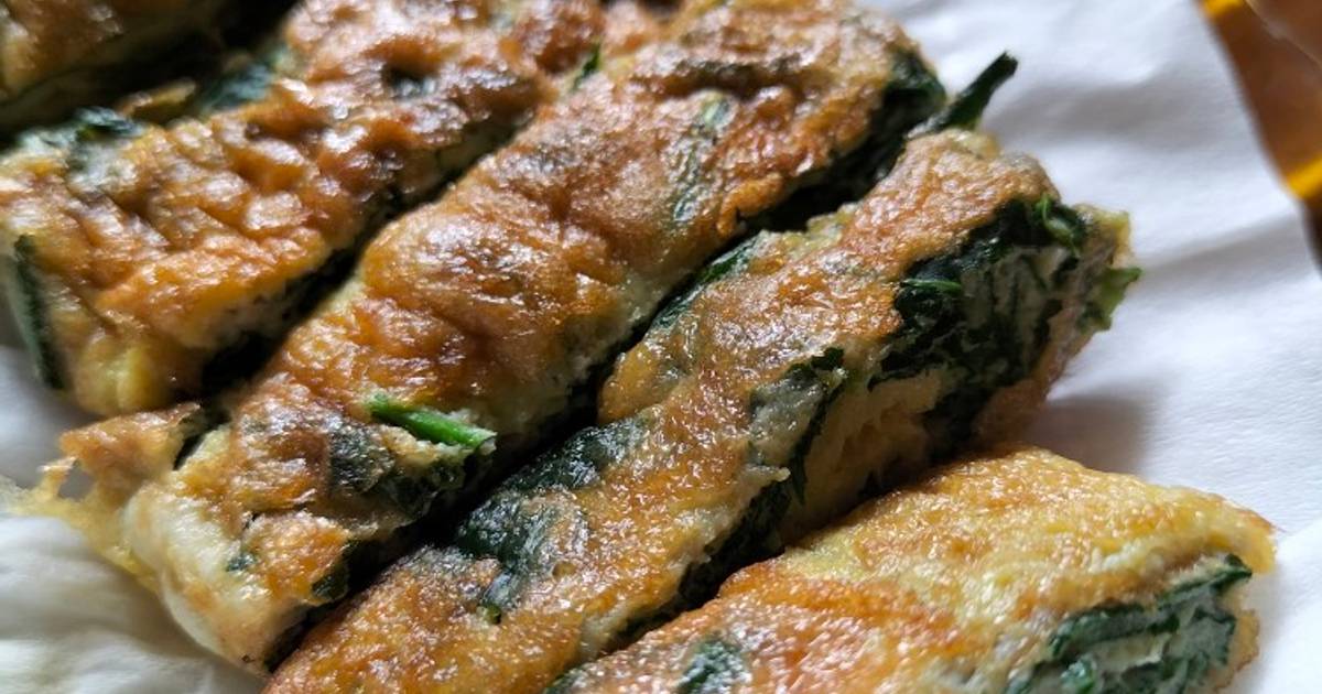 Resep Roll Telur bayam oleh Madinah Anggraeni - Cookpad