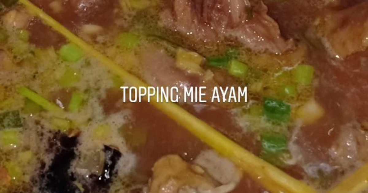 Resep Topping Mie Ayam Kampung oleh Eka Mikail - Cookpad