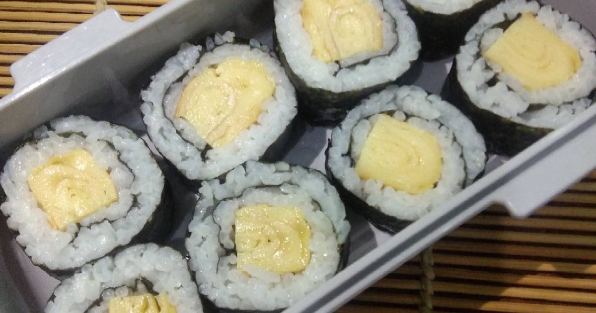 Resep Sushi Telur Tamagoyaki oleh Putry Thya - Cookpad