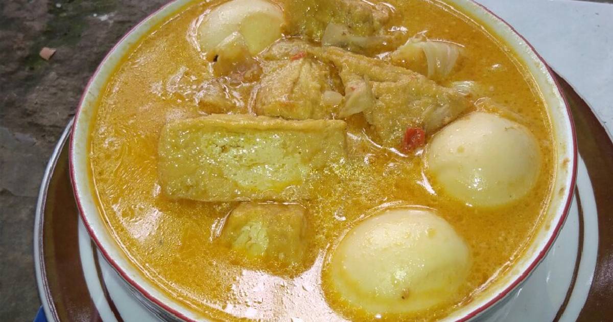 Resep Sayur Terik Tahu telur/T 3 oleh Atun Mey - Cookpad