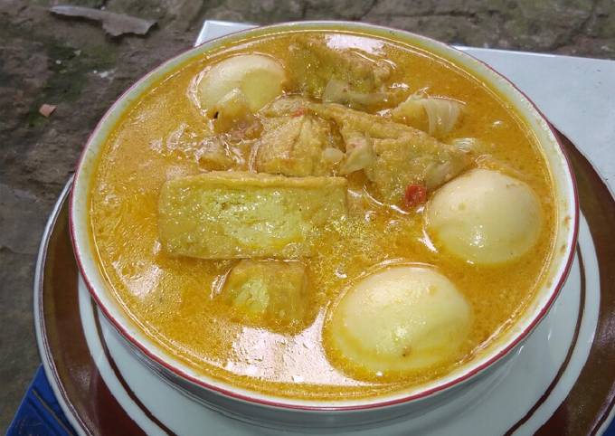 Resep Sayur Terik Tahu telur/T 3 oleh Atun Mey - Cookpad