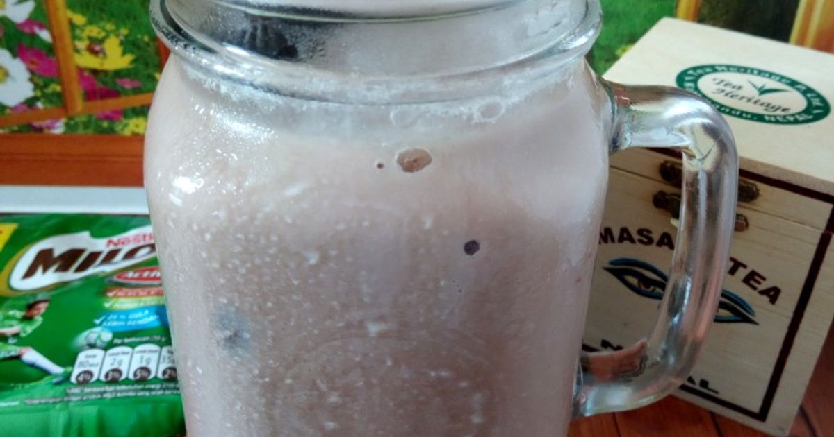 Resep Es Milo Tea oleh Anggraini Oktora - Cookpad