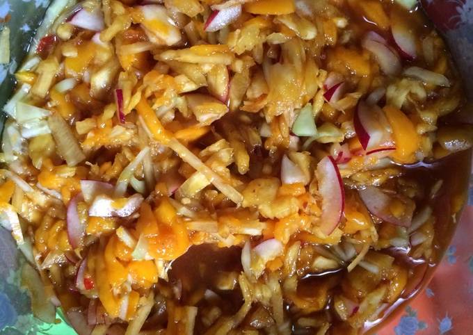 Resep Rujak serut buah sederhana oleh Trianas - Cookpad