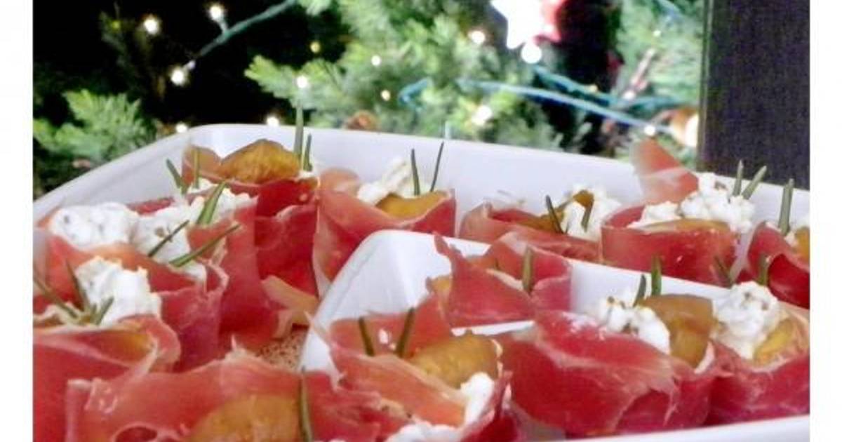 Ρολό προσούτο με σύκο και κατίκι συνταγή από τον/την Maria Mas - Cookpad