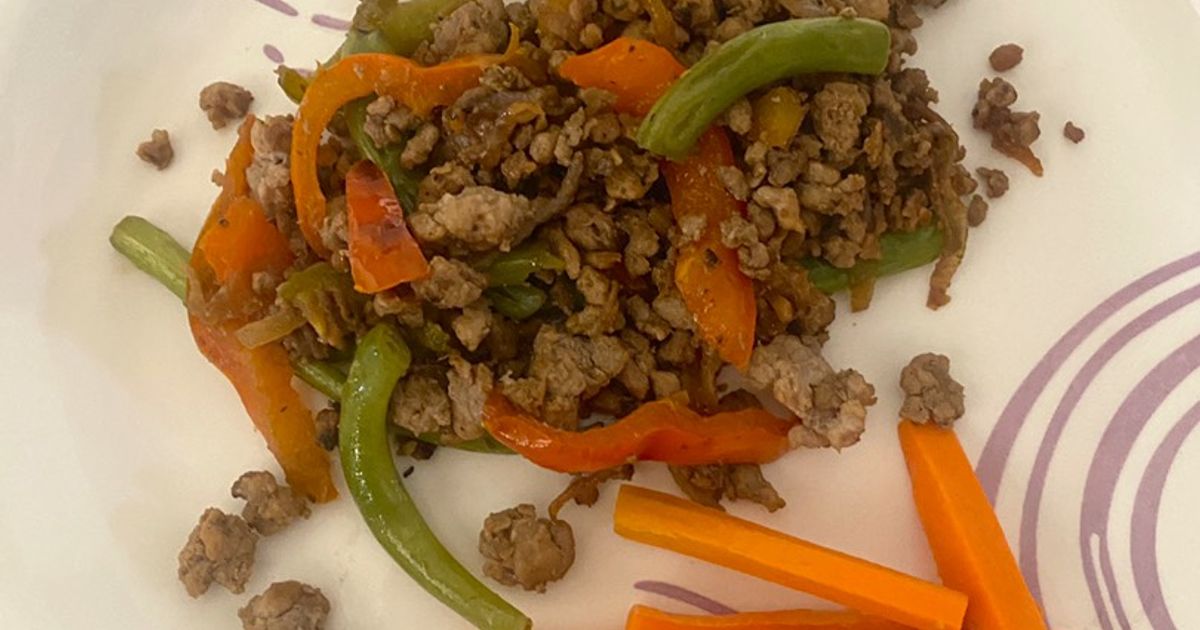 Carne Molida Y Ejotes Receta de Ivan Perez Gonzalez- Cookpad
