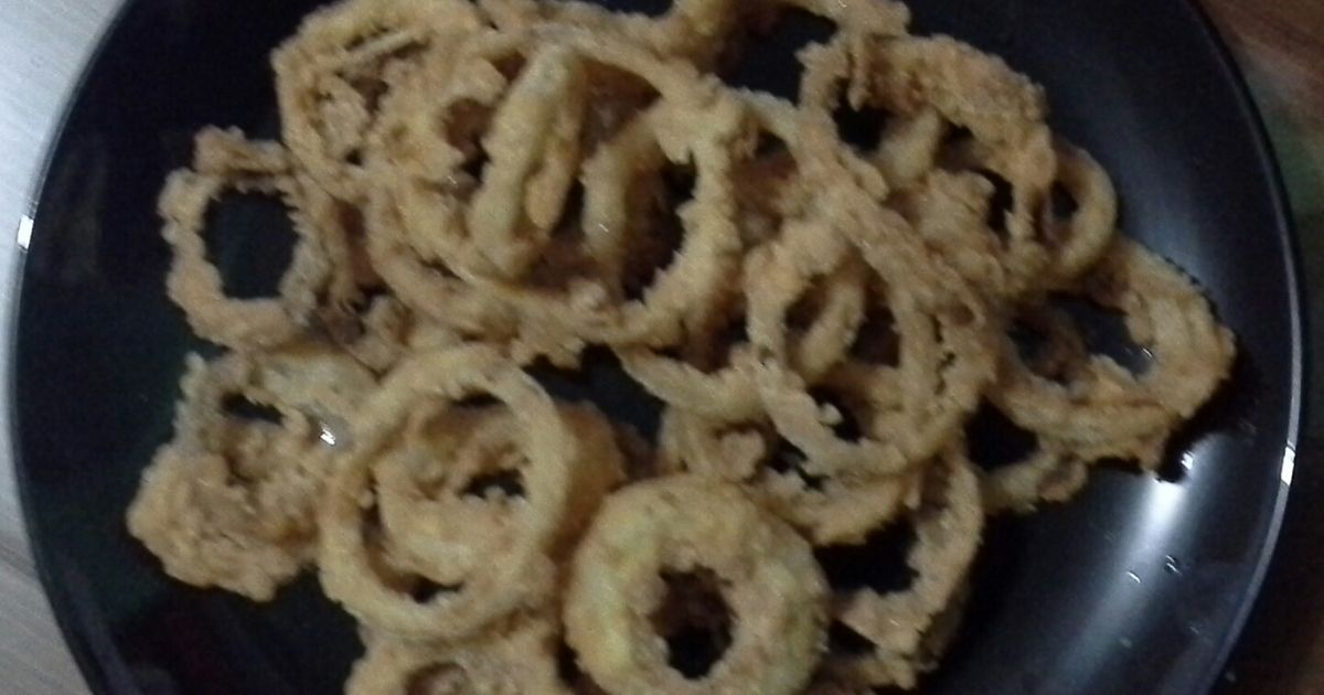 Resep Onion Ring Crispy (Crispy Ring On) oleh Fahafifah - Cookpad