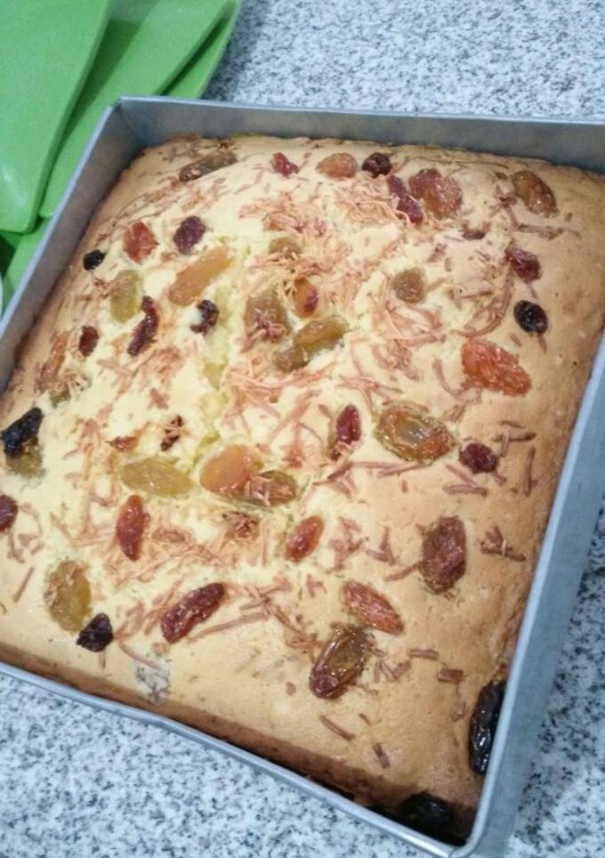 Resep Cake Tapai Keju Special versi Buttercake plus kismis oleh Nova ...