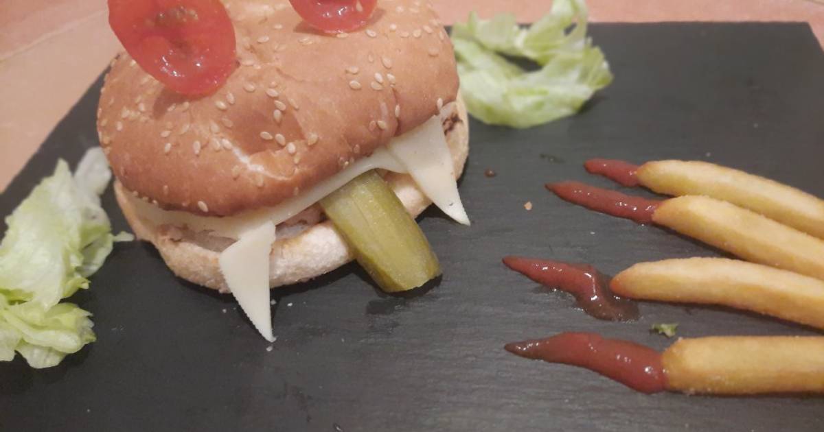 Aliens burger 👽 Receta de RAFIKITCHEN - Cookpad