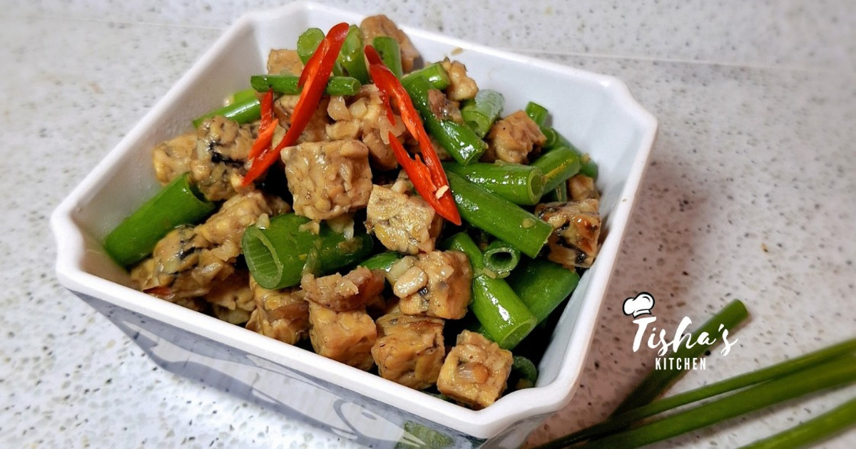 Resep 299. Tumis Tempe Bunga Bawang (Blalo) oleh Tisha's Kitchen - Cookpad