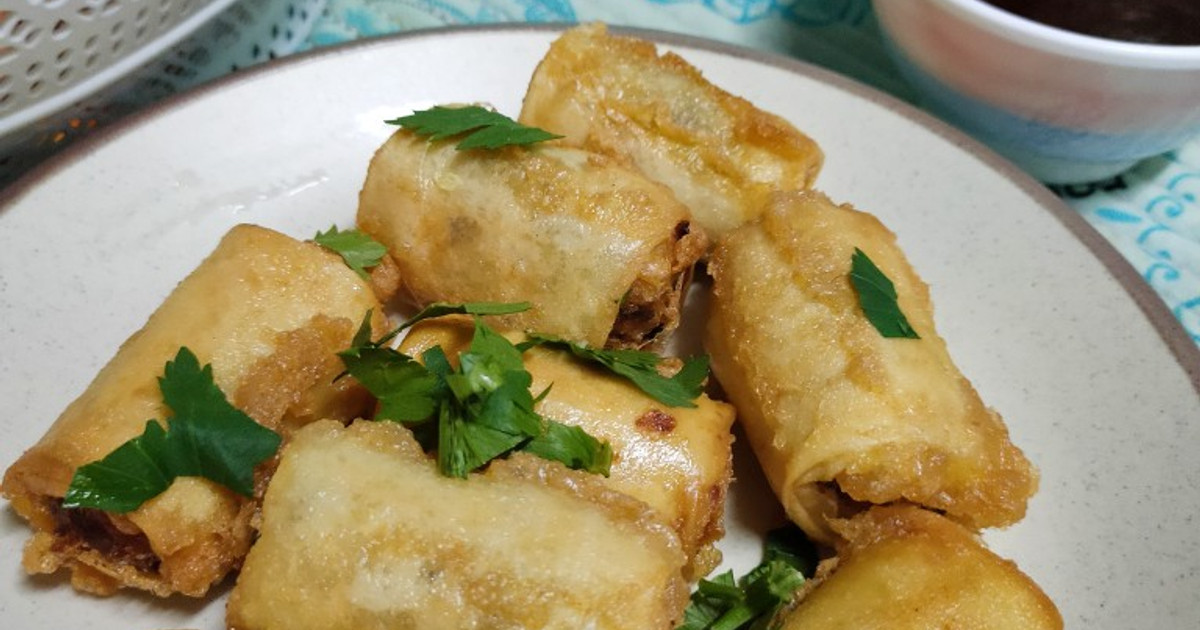 Resipi Popia Begedil Bersama Sambal Kicap oleh Aien Keyrol - Cookpad