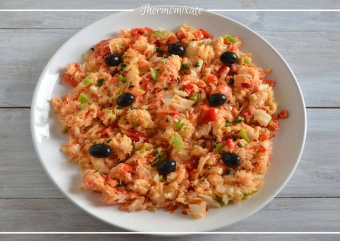 Esqueixada rápida de bacalao con Thermomix Receta de No solo recetas ...