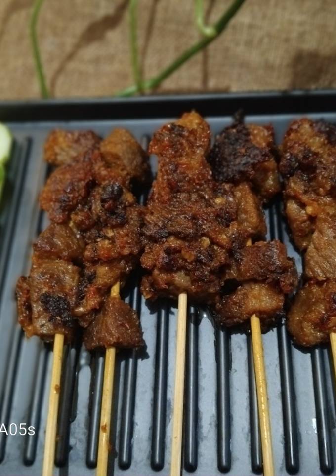 Resep 01. Sate komoh daging sapi oleh SLM - Santap Lahap Mantul - Cookpad
