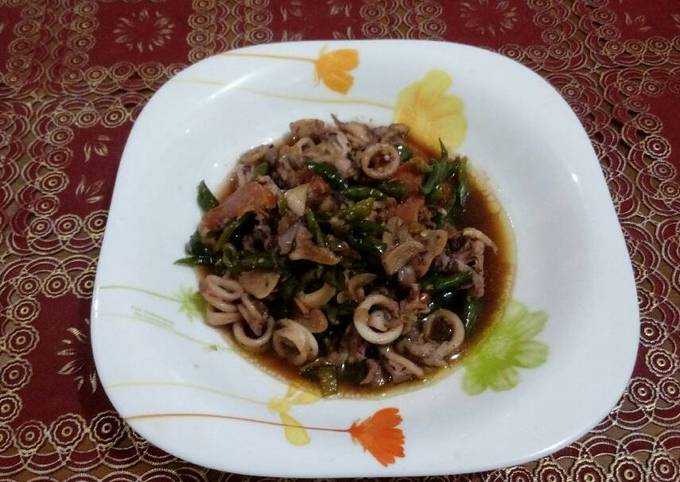Resep Cumi Cabe Hijau oleh Bunga Nur J - Cookpad