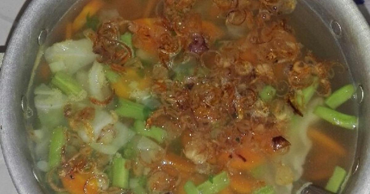 Resep Sup Sayuran Sehat oleh Tiana Rachma - Cookpad