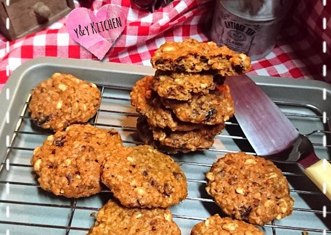 Resep Crispy oatmeal cookies oleh yNy - Cookpad