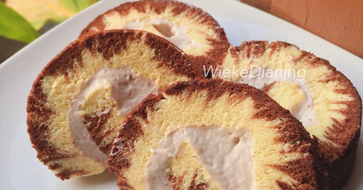 Resep Hurricane Swiss Roll Cake Super Lembut (Lengkap Dengan Foto Per ...