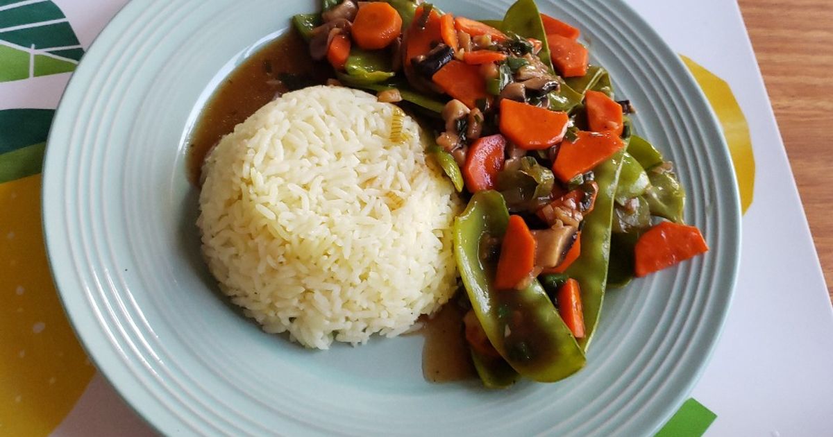 Holantao O Arvejas Chinas Con Arroz Receta de Miryan lara C.- Cookpad