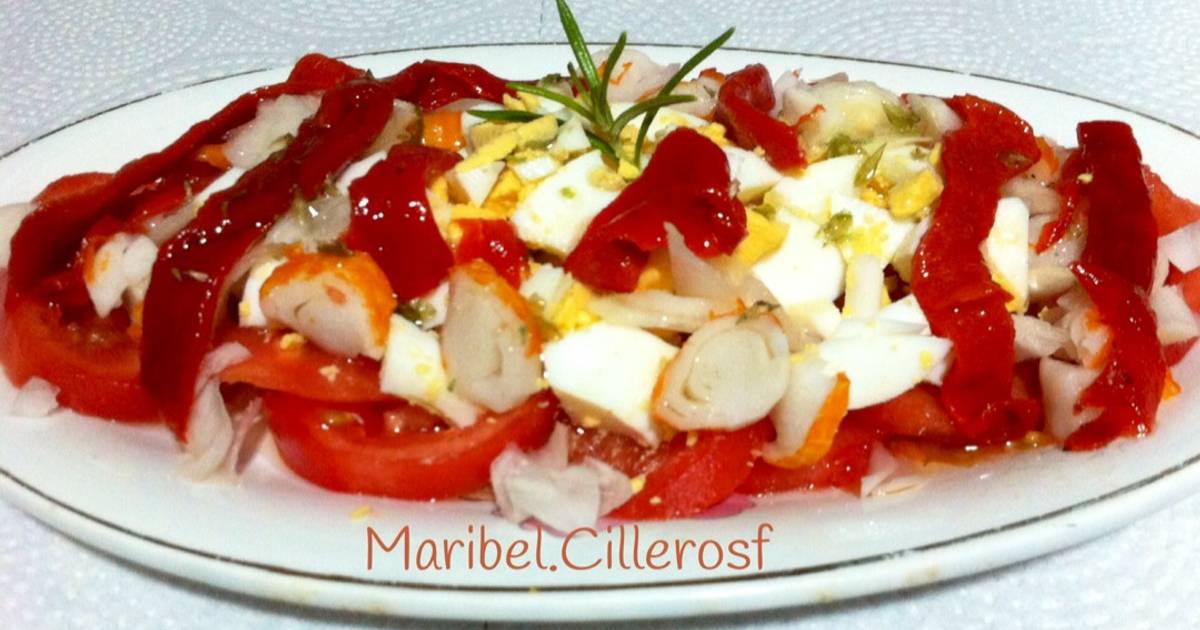 Ensalada Campo Y Mar Receta De Maribel Cillerosf Cookpad