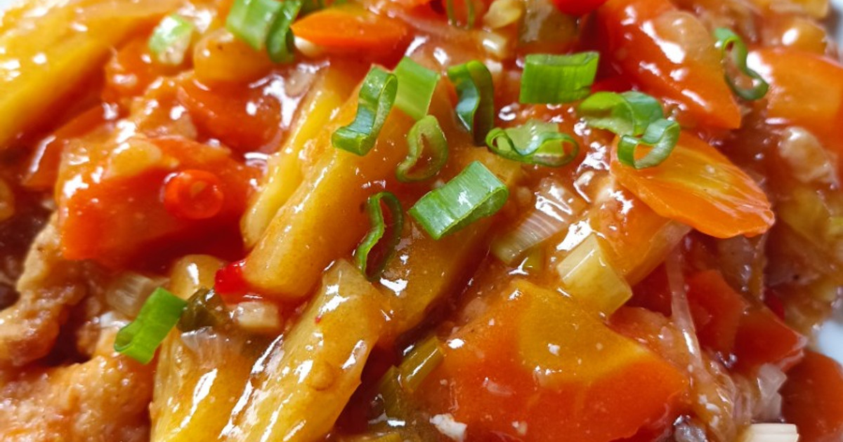 Resep Koloke Ayam Goreng Saus Nanas oleh Devi Aini - Cookpad