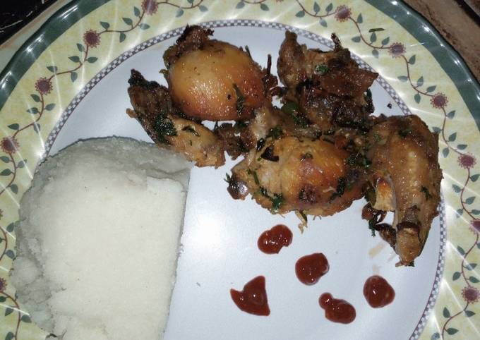 Kuku wet fry recipe Recipe by Audrey Hellen - Cookpad