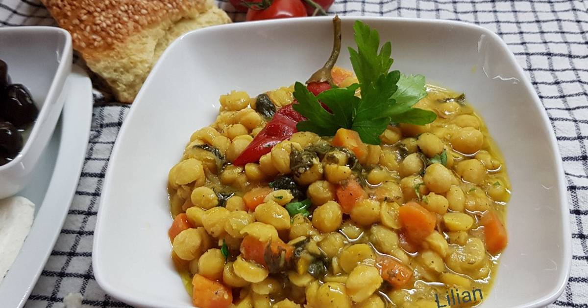 61 εύκολες και νόστιμες σπιτικές συνταγές για ρεβυθια με σπανακι - Cookpad
