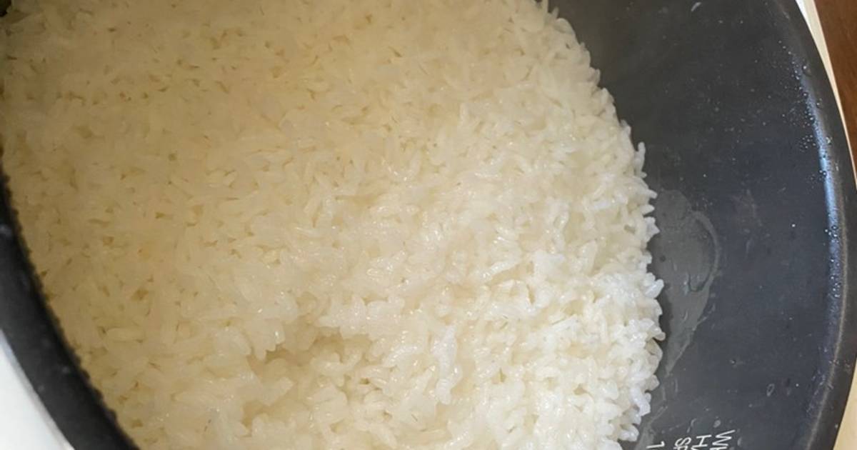 White rice Recipe by shoko - Cookpad