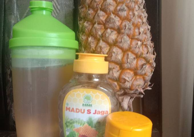 Resep Infus Water NaSeDu (Nanas,Selasih dan Madu) oleh NOVITA WULANDARI ...