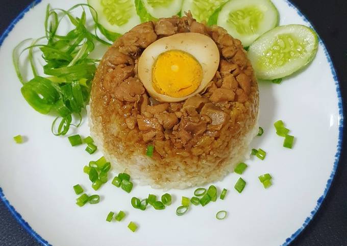Resep Nasi tim ayam jamur oleh Mie Mie Liem - Cookpad